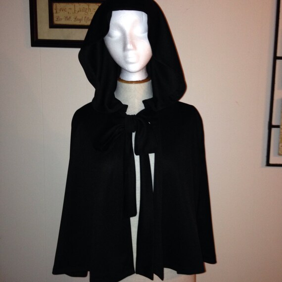 Small Black Cape