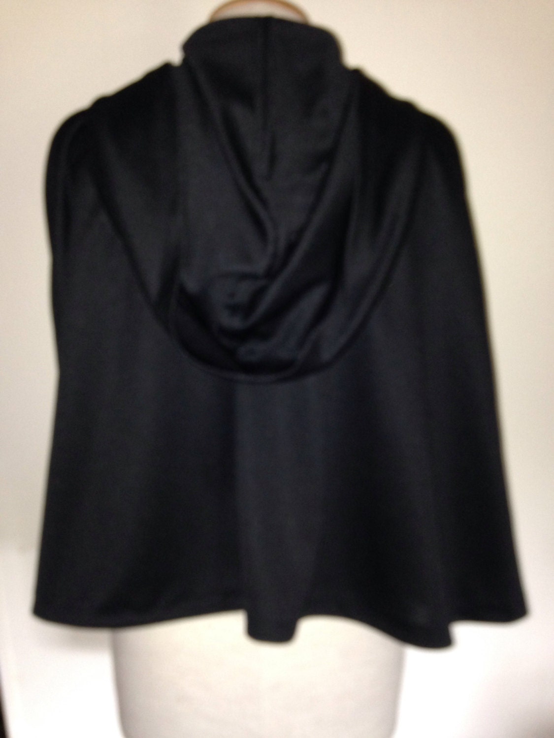 Sith Lord Black Cape Short and Sassy Black Witch Cape Cloak | Etsy