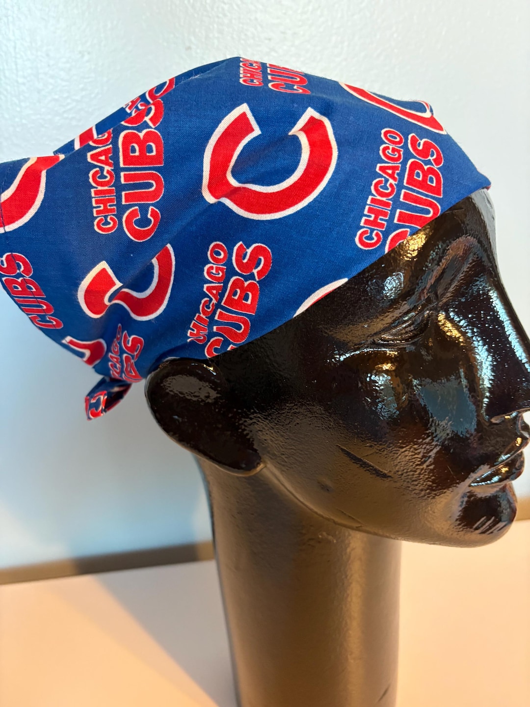 Chicago Cubs Blue Square Bandana Headband - Etsy