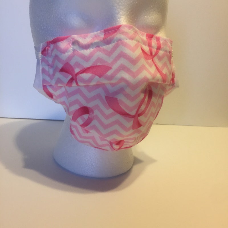 Breast Cancer Mask - Etsy