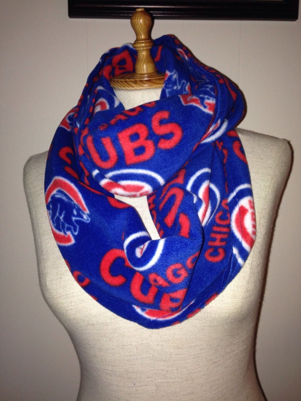 Chicago Cubs Fleece Infinity Scarf Neck Warmer - Etsy