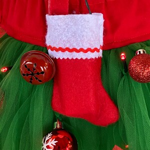 Adult Christmas Tutu Size Medium Ready to Ship Red Decorated Tutu Red ...
