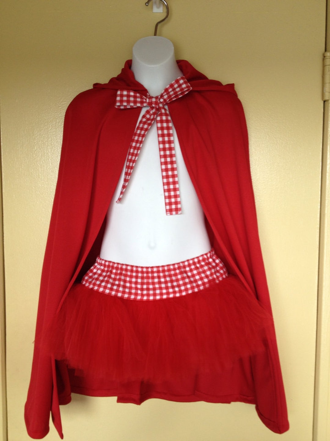 Little Red Riding Hood Plus Size Cape and Red Tutu Halloween Plus Size ...