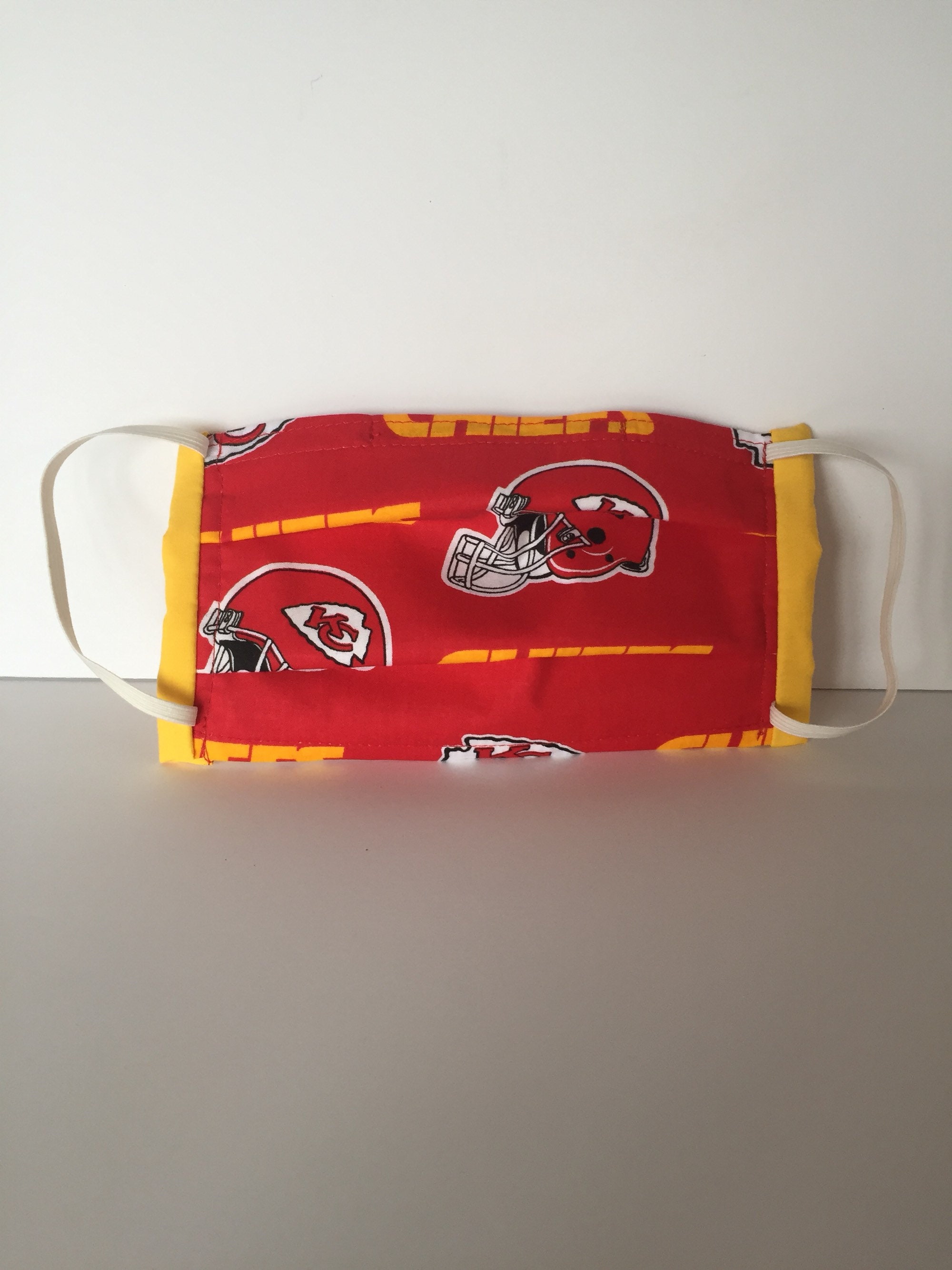 Face Mask Kansas City Chiefs Washable Fabric Three Layer Face Protector ...