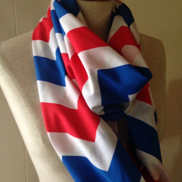 Chevron Infinity Scarf - Etsy