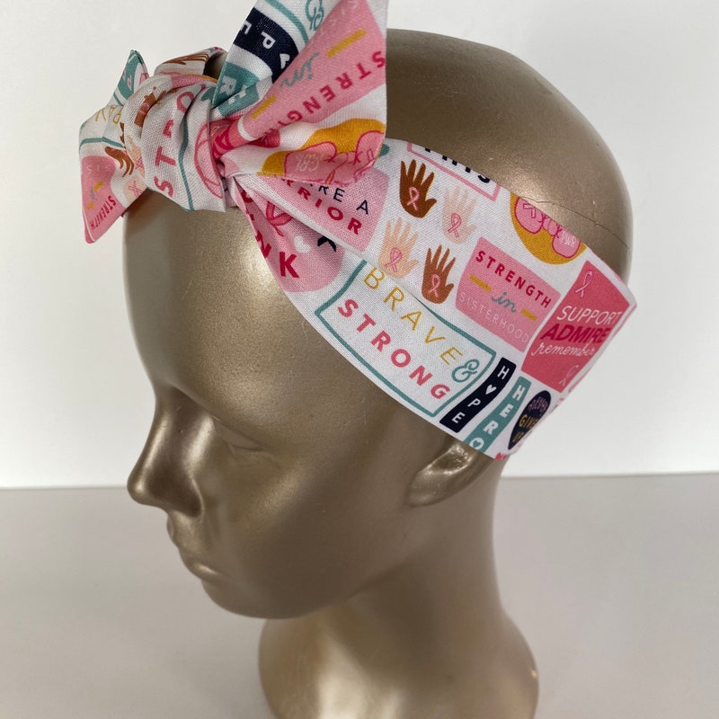 Breast Cancer Awareness Headband - Etsy