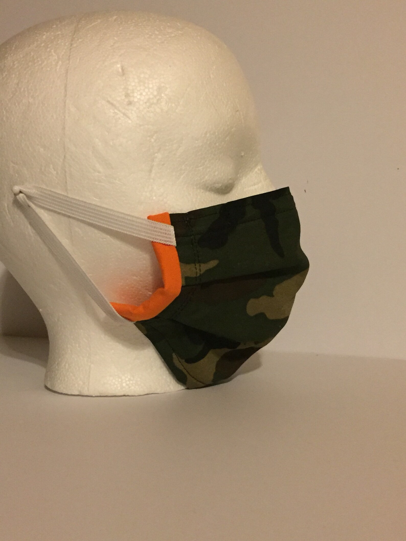 Face Mask Camo Hunter Camouflage Washable Fabric Three Layer Face ...
