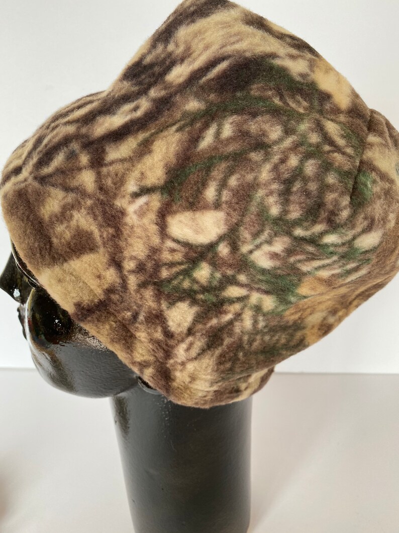 Reversible Camo/ Hunter Orange Fleece Hat - Etsy