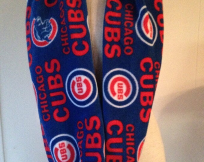 Chicago Cubs Fleece Infinity Scarf Neck Warmer - Etsy
