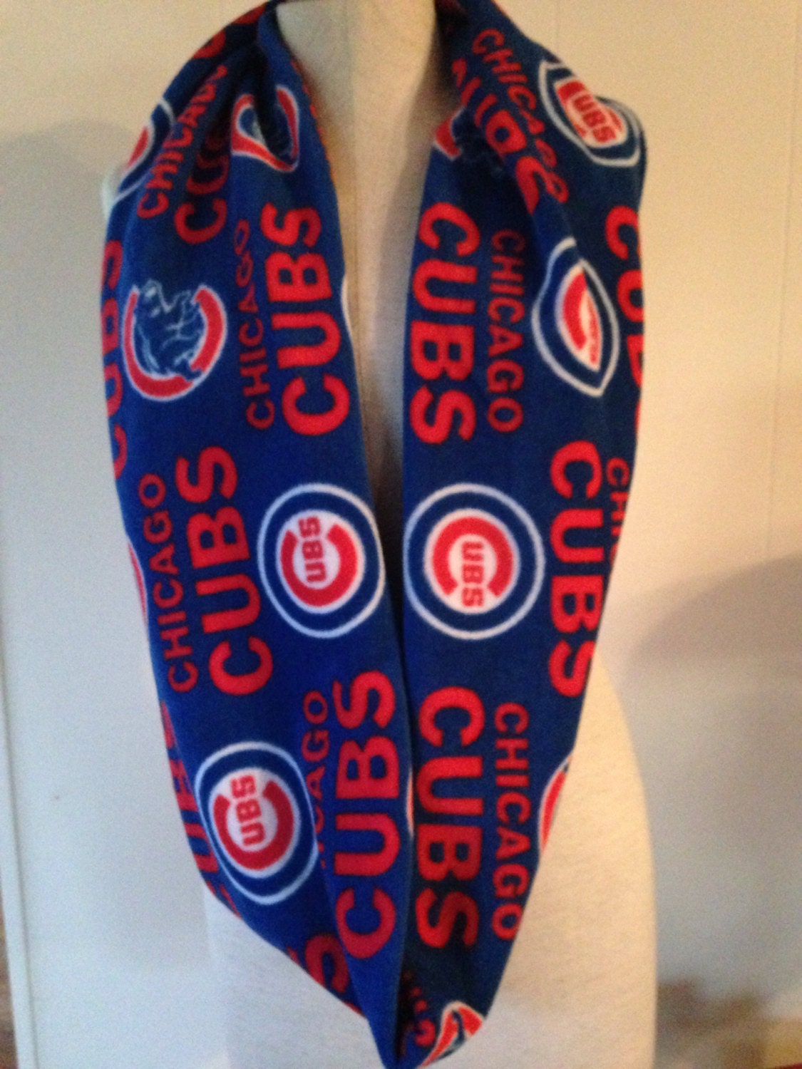 Chicago Cubs Fleece Infinity Scarf Neck Warmer - Etsy