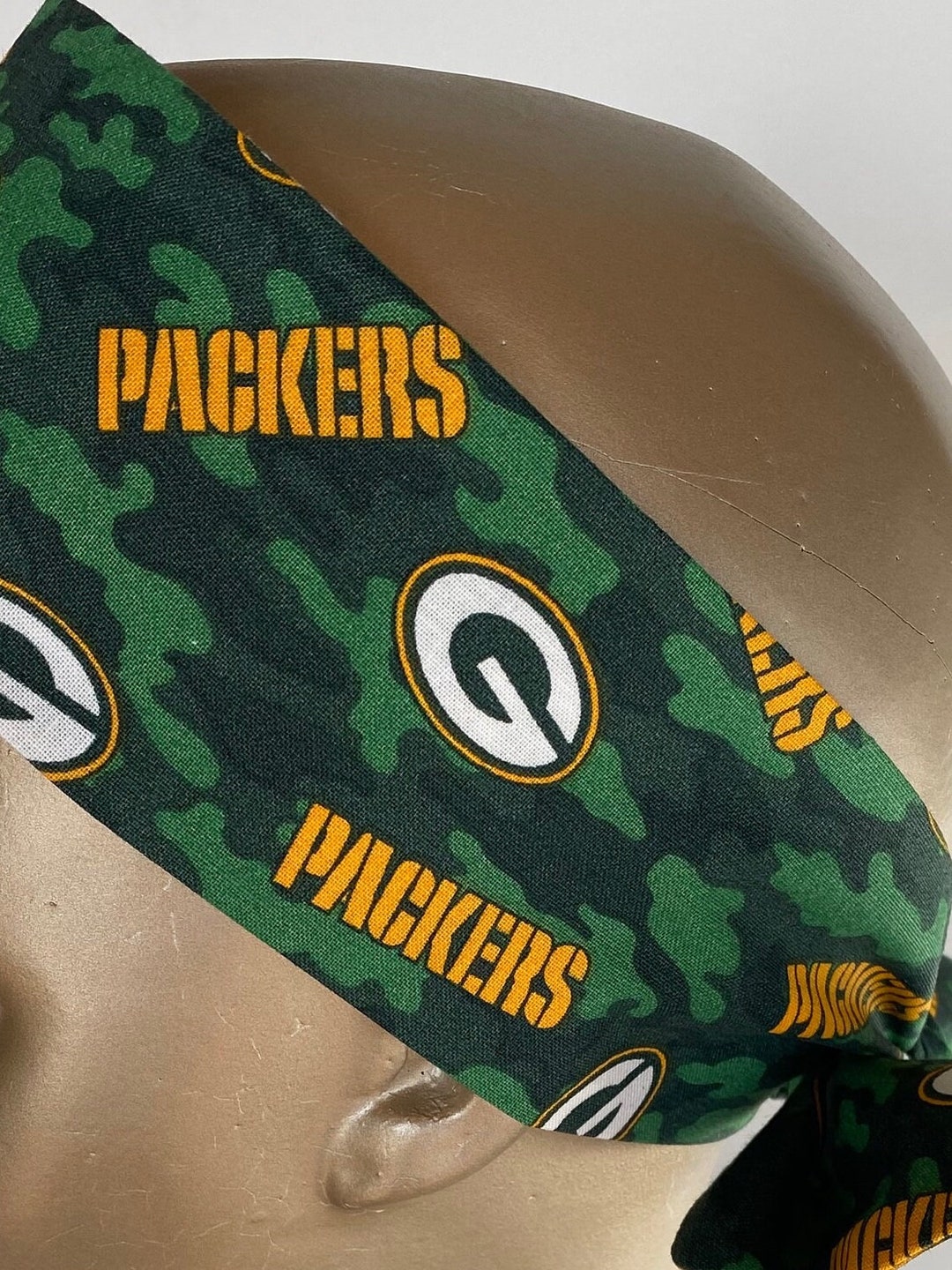 Green Bay Packers Camo Knot Headband - Etsy