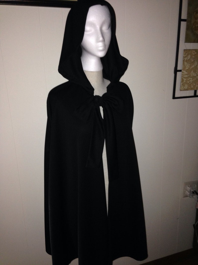 Sith Lord Black Cape Black Cloak Cosplay Comic Con Costume - Etsy