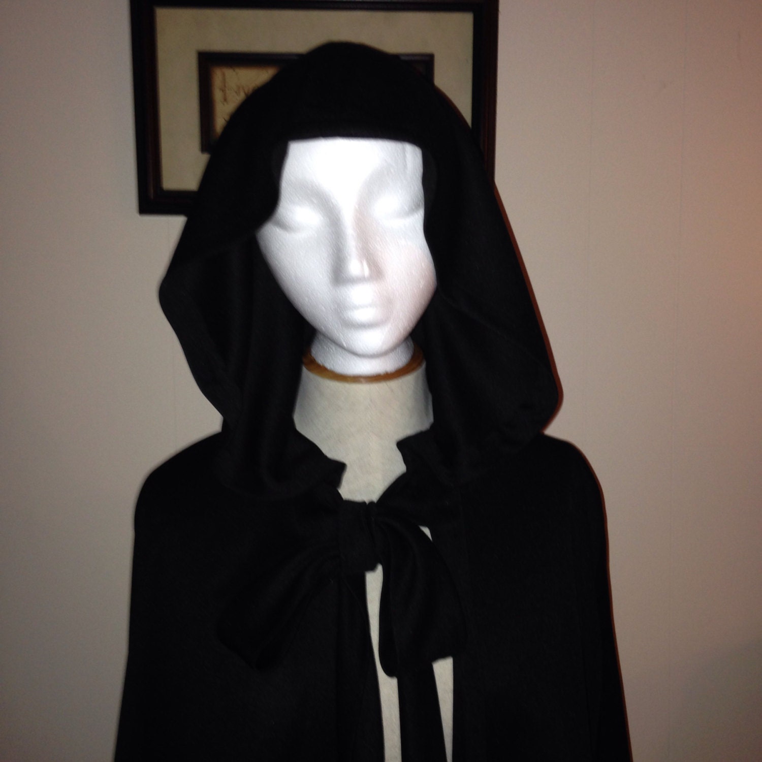 Sith Lord Black Cape Short and Sassy Black Witch Cape Cloak | Etsy