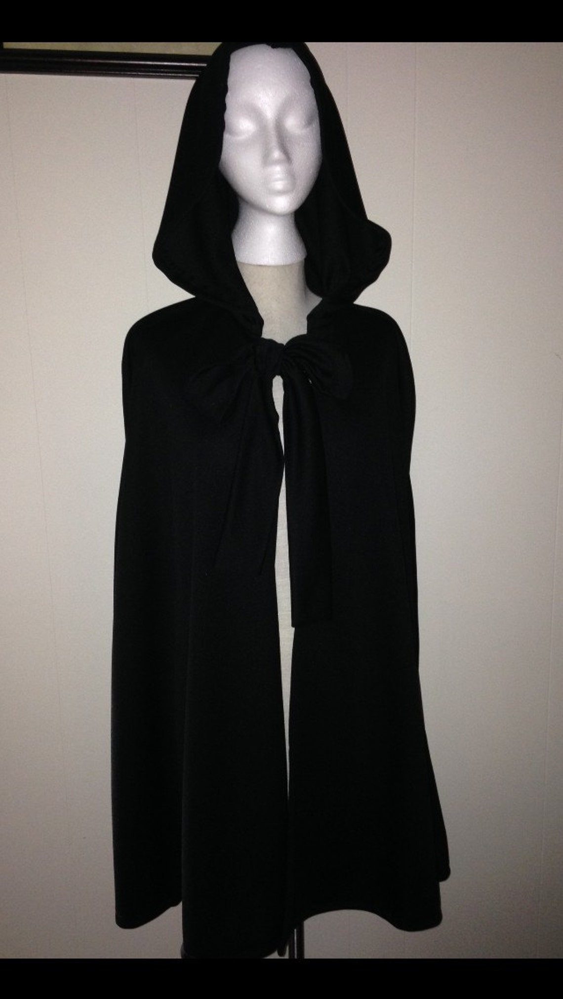 Sith Lord Black Cape Black Cloak Cosplay Comic Con Costume - Etsy