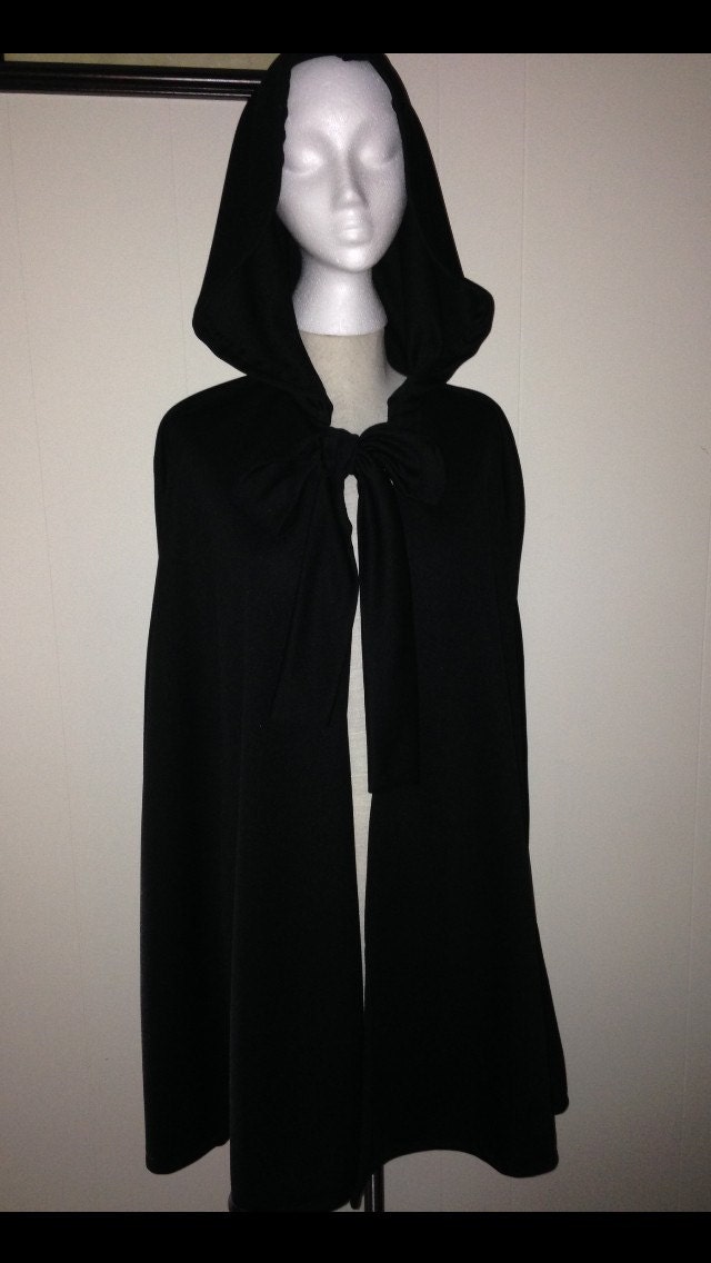 Sith Lord Black Cape Black Cloak Cosplay Comic Con Costume - Etsy