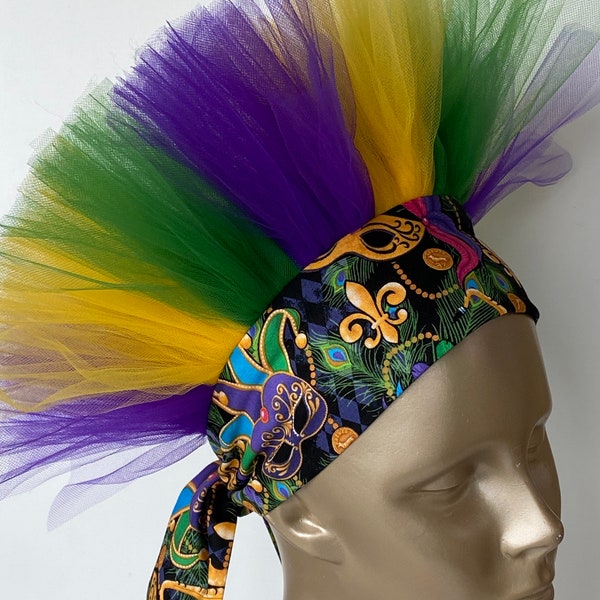 Mardi Gras Headband - Etsy
