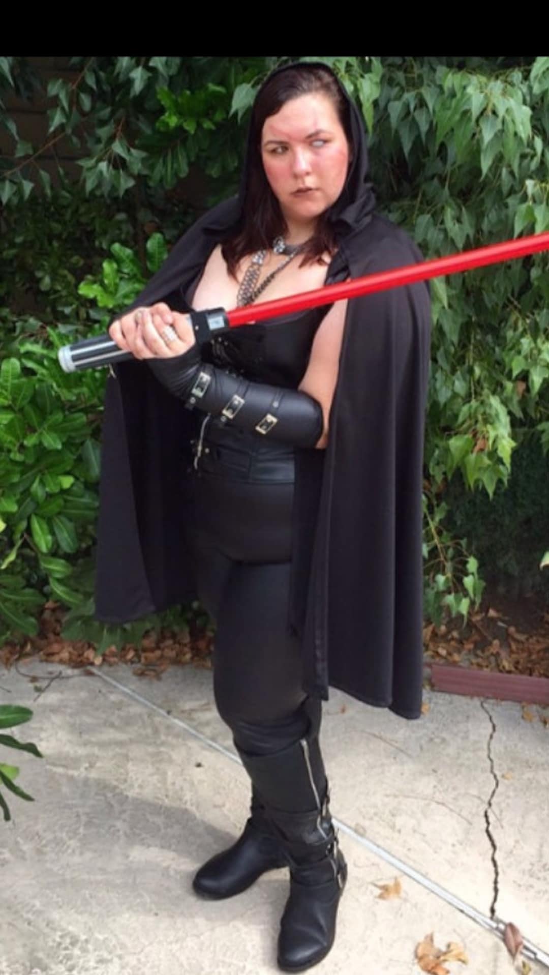 Witch Costume Sith Lord Black Cloak Plus Size Cosplay Cape - Etsy