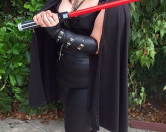Sith Lord Black Cape Black Cloak Cosplay Comic Con Costume | Etsy
