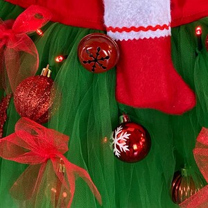 Adult Christmas Tutu Size Medium Ready to Ship Red Decorated Tutu Red ...