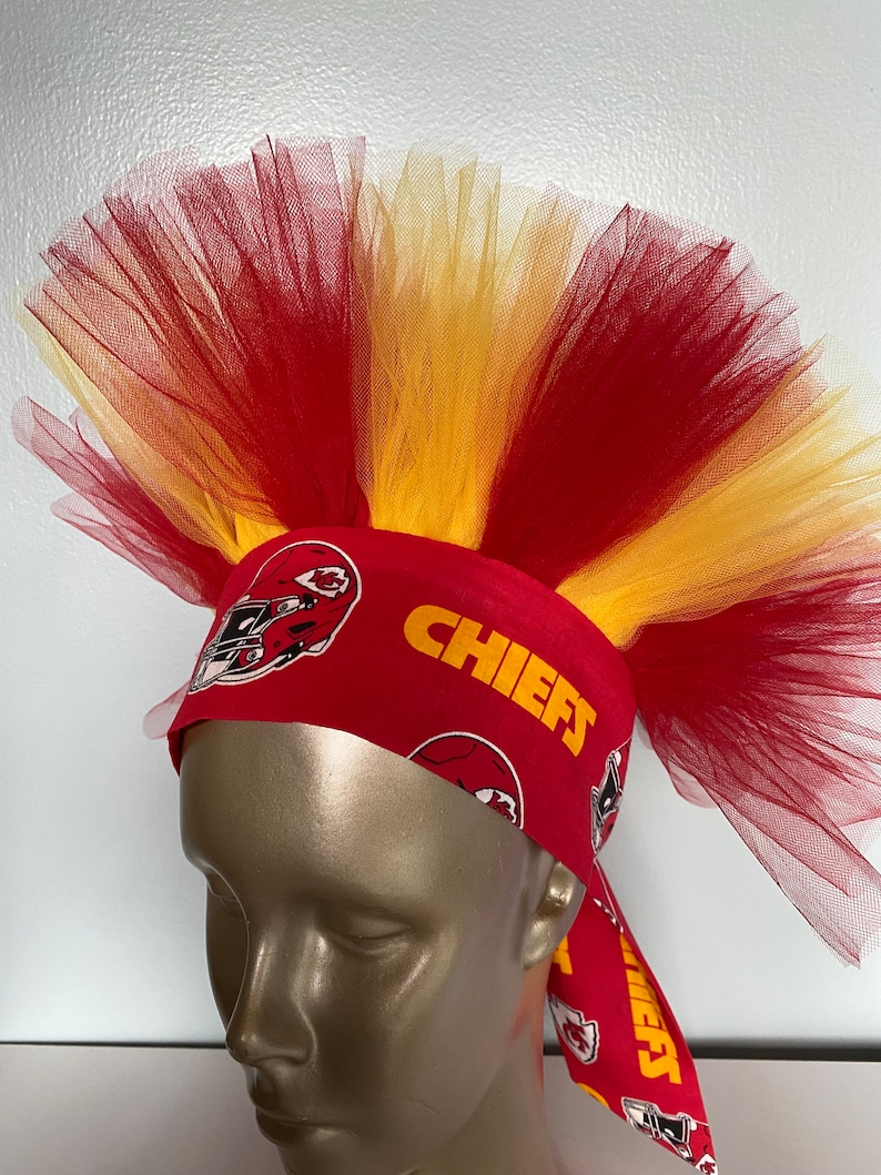 Kansas City Chiefs Kingdom Red and Yellow Headband Tutu - Etsy