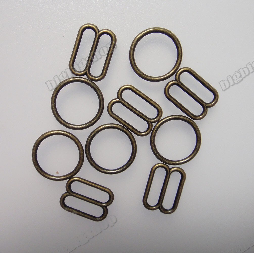 Lots 200set Metal Bra Lingerie Adjustment Strap Slides and - Etsy