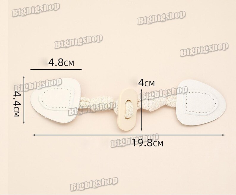 5pcs/10pcs Ox Horn Buckle Synthetic Leather Frog Toggle Clasp Buttons ...