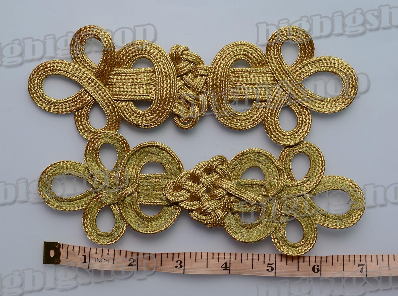 1pcs/5pcs Chinese Frog Knot Sewing Braid Knit Cheongsam Frogging Extra ...