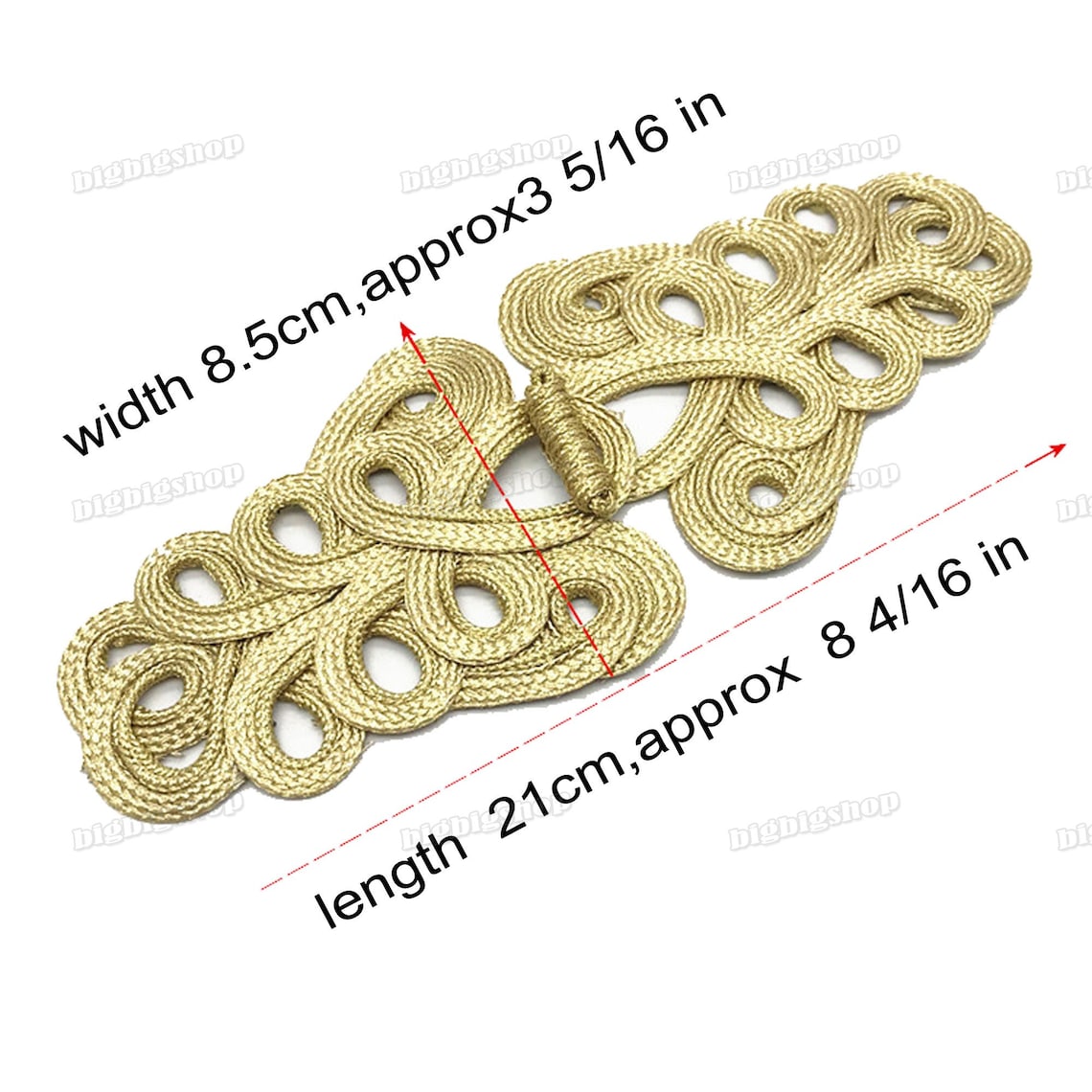 Chinese Frogs Button Closures Hook & Eye Fastener Sewing Quilting ...