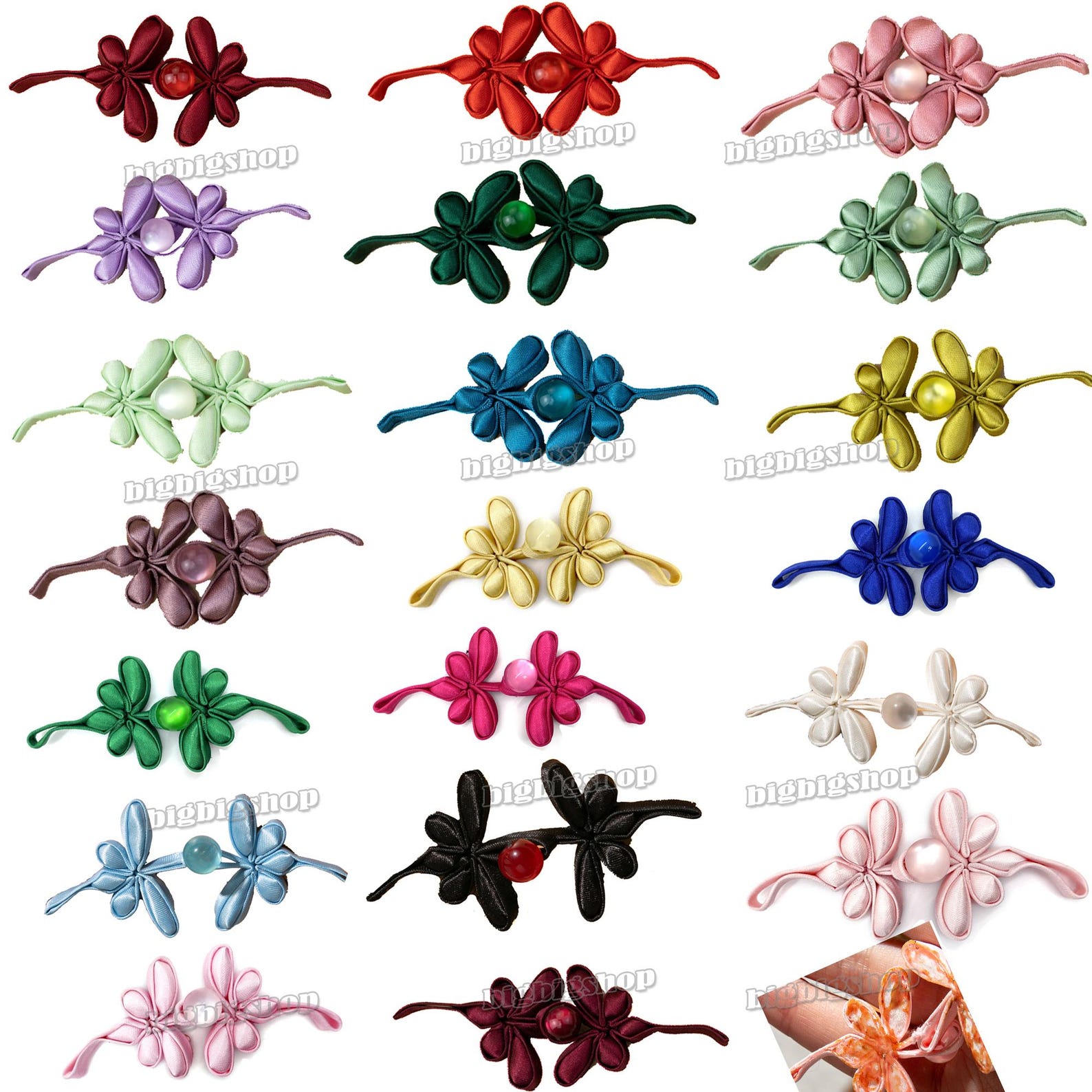 1/5pcs Sewing Fasteners Chinese Knot Button Cheongsam Frog Closure ...