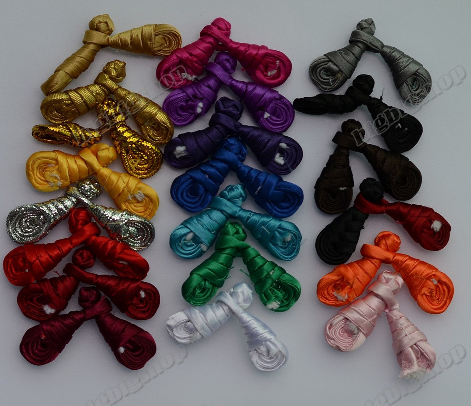 Fabric Satin Sewing Fasteners Handmade Chinese Closure Knot - Etsy