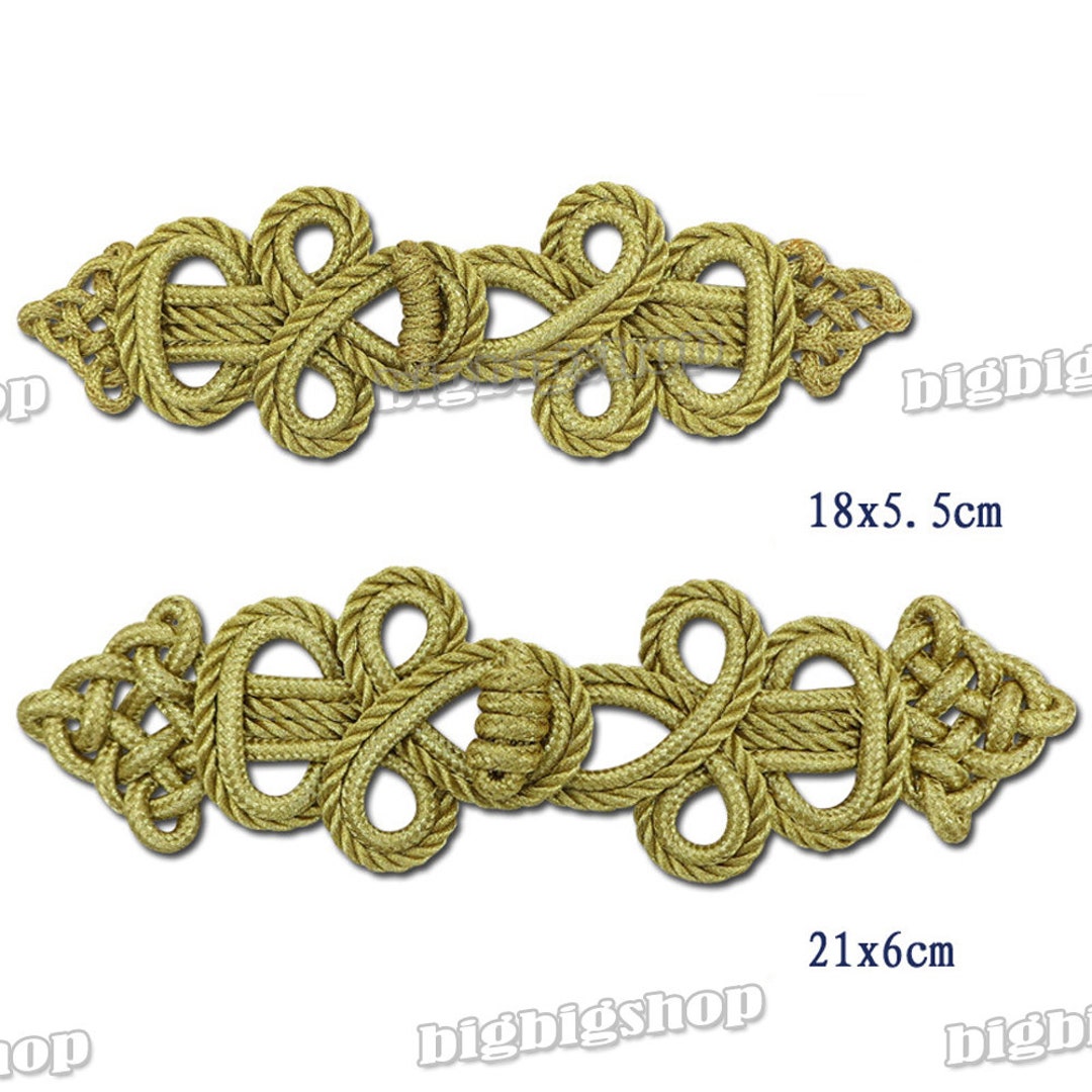 5pair Chinese Frog Button Closures Hook and Eye Sewing Fasteners ...