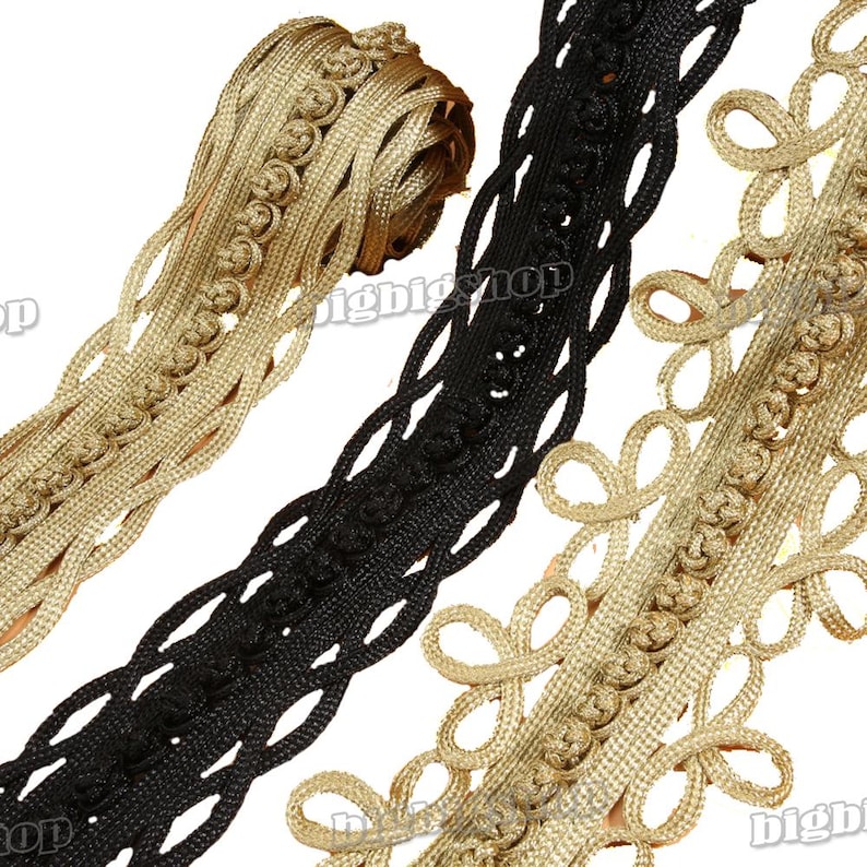 1yard Chinese Knot Handwoven Polyester Plaited Ribbon Binding Braid ...