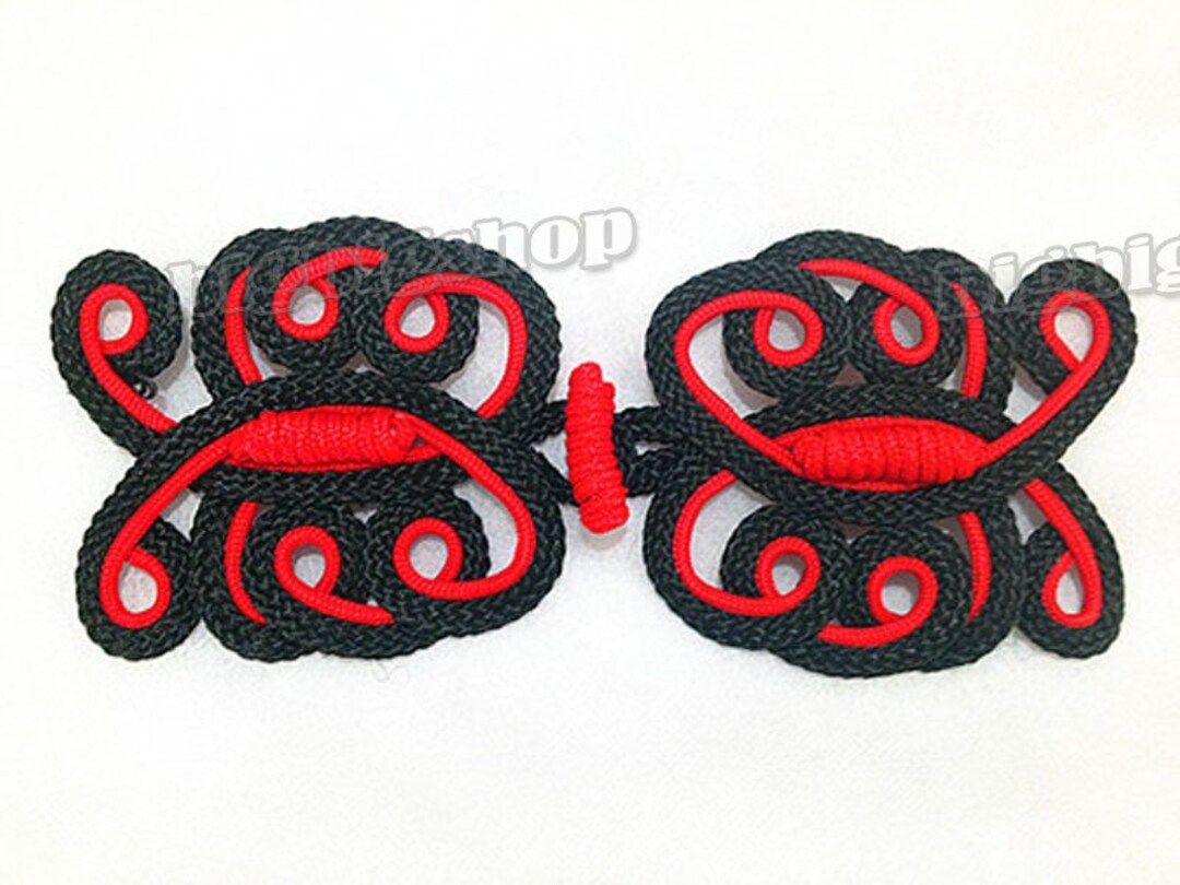 Black Extra Large Size Braid Deco Red With Black Sewing Fastener ...