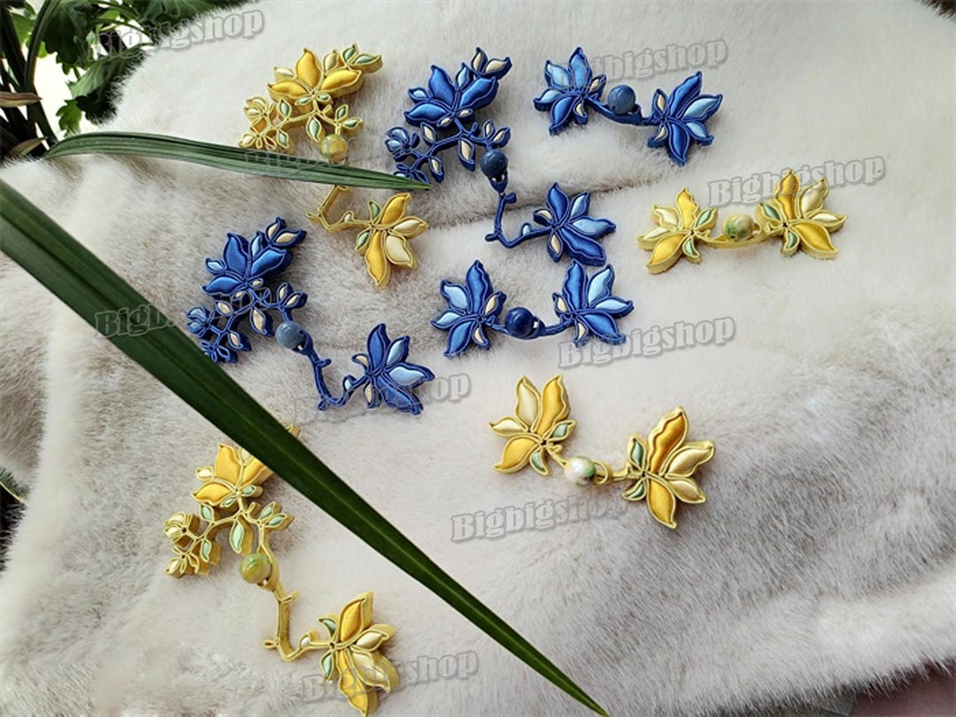 1set Chinese Knot Button ,sewing Fastener, Hook and Loop, Cheongsam ...