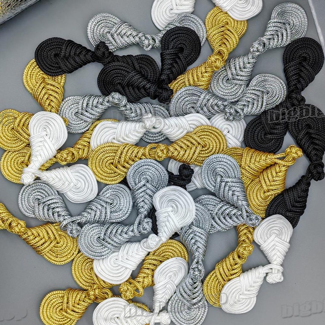 Chinese Pipa Macrame Closures Braid Sewing Fastener Cheongsam Knot Frog ...