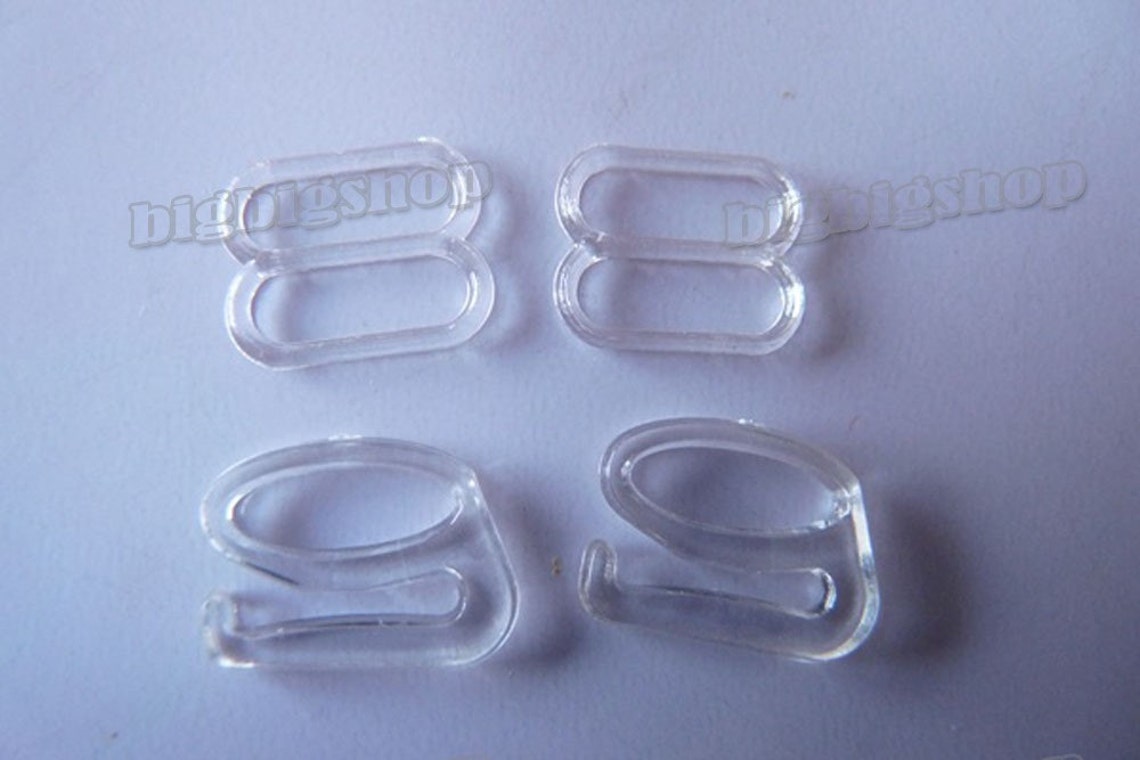 Lots 1000pcs Crystal Plastic Bra Lingerie Adjustment Strap Slides and ...