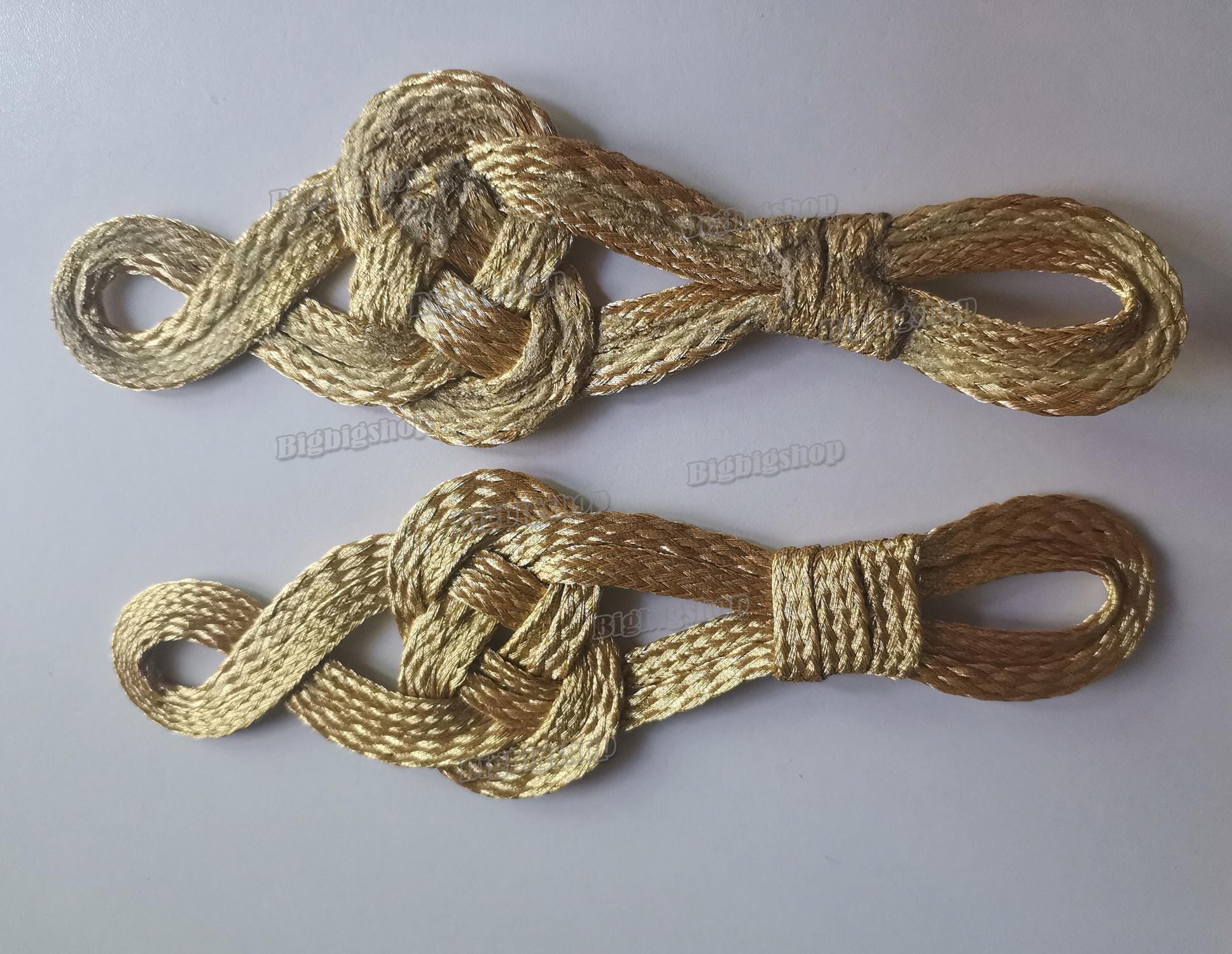 5pc Chinese Frog Knot Sewing Braid Knit Cheongsam Frogging Extra Large ...