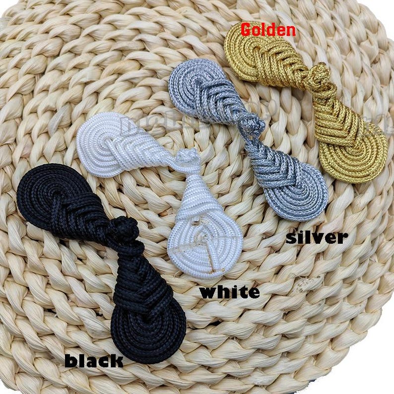 Chinese Pipa Macrame Closures Braid Sewing Fastener Cheongsam Knot Frog ...