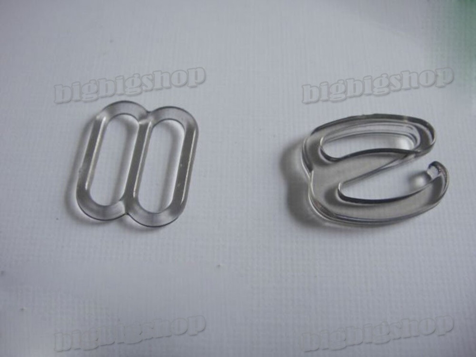 Lots 1000pcs Crystal Plastic Bra Lingerie Adjustment Strap Slides and ...