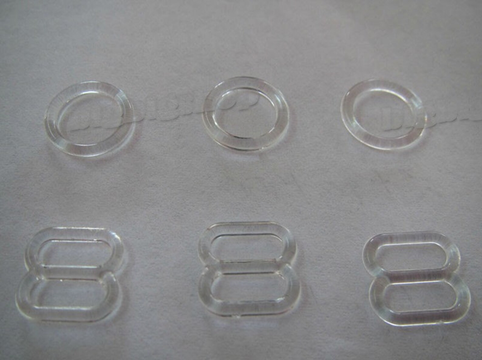 Lots 1000pcs Crystal Plastic Bra Lingerie Adjustment Strap Slides and ...