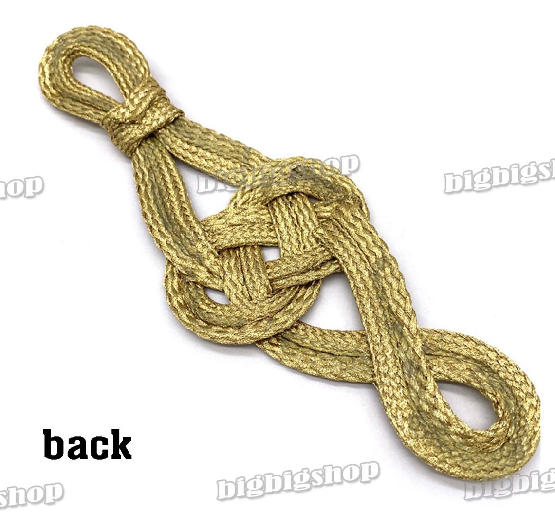 5pc Chinese Frog Knot Sewing Braid Knit Cheongsam Frogging Extra Large ...
