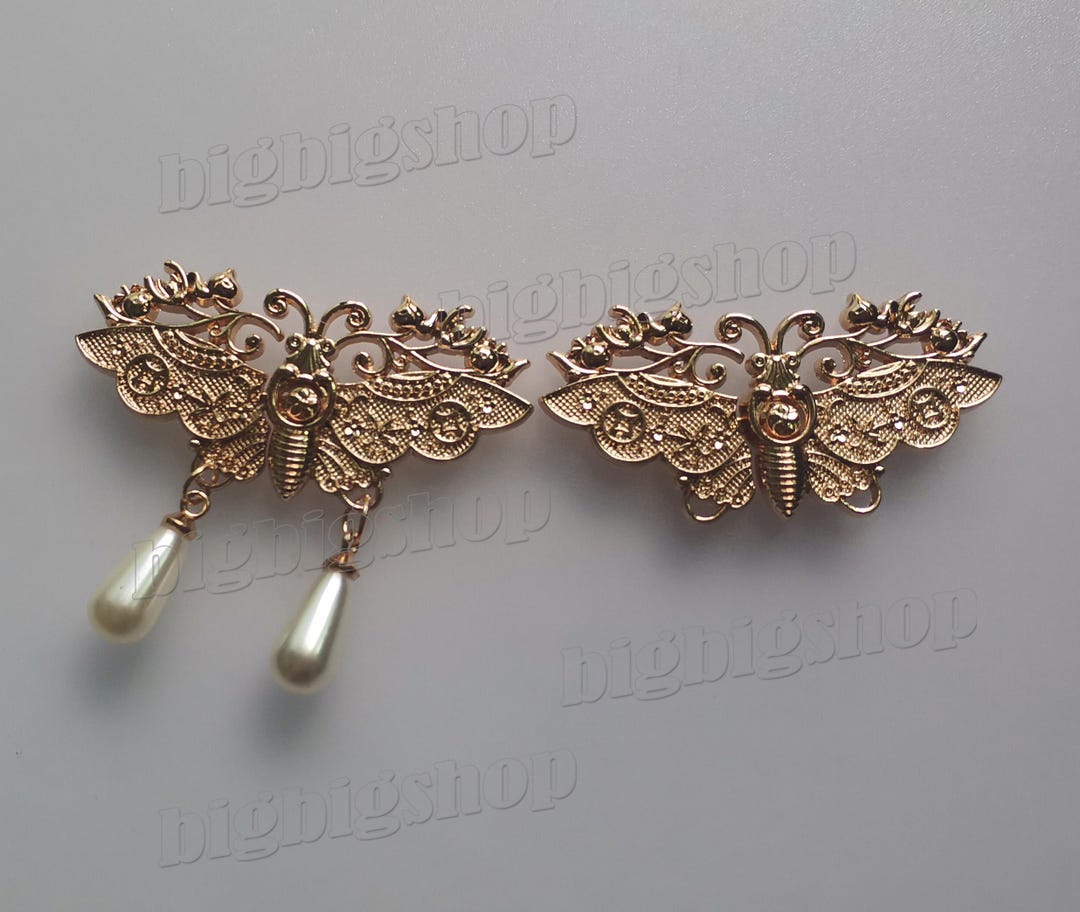 3/5pcs Metal Frog Closure Snap Buckle Waist Clips Hook and Eye Clasp ...