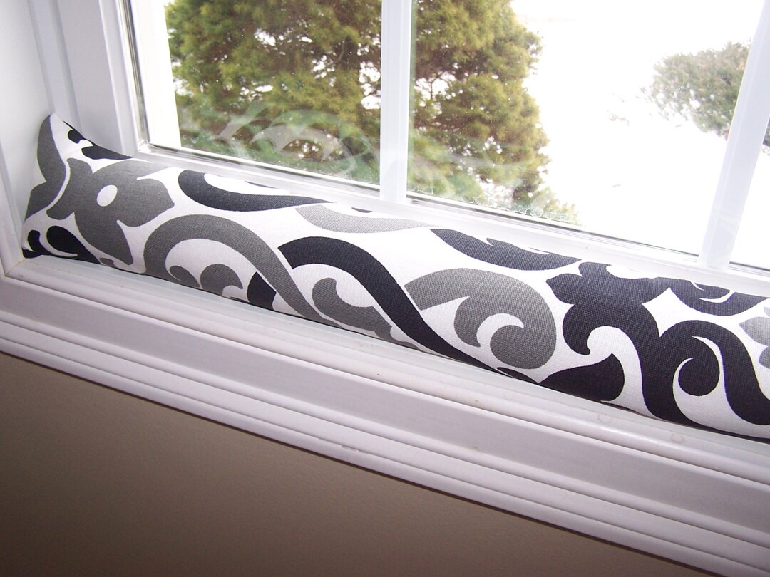 Black Window Snake Door Snake Draft Blocker Door Stopper - Etsy