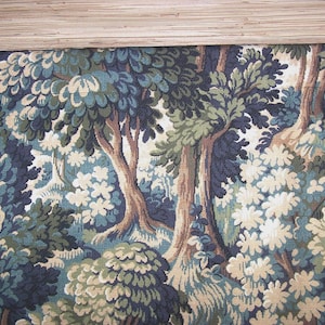 Pair Into the Woods Tapestry Fabric Drapery, Panel 24" 52" Wide, Trees ...