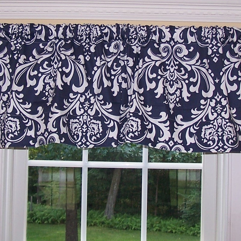 Blue Valances - Etsy