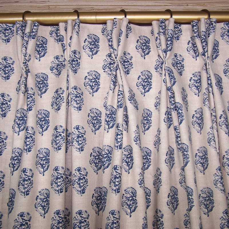 Block Print Curtains - Etsy