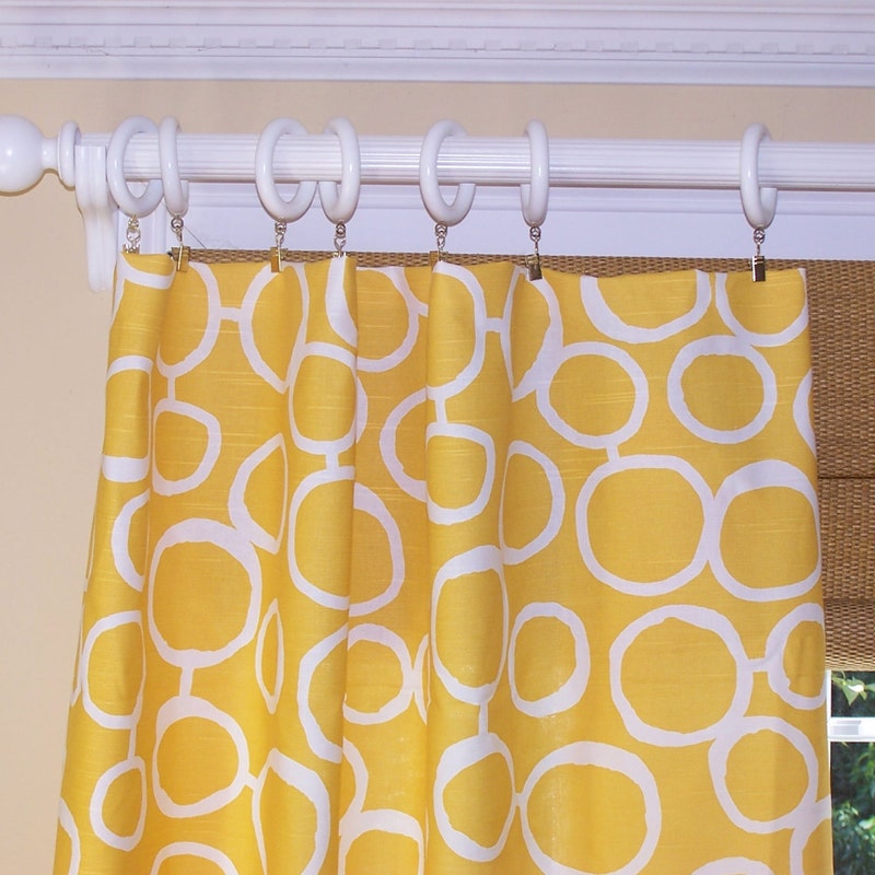 Yellow Curtains - Etsy
