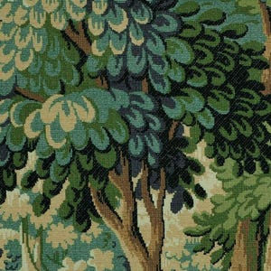 Pair Into the Woods Tapestry Fabric Drapery, Panel 24" 52" Wide, Trees ...