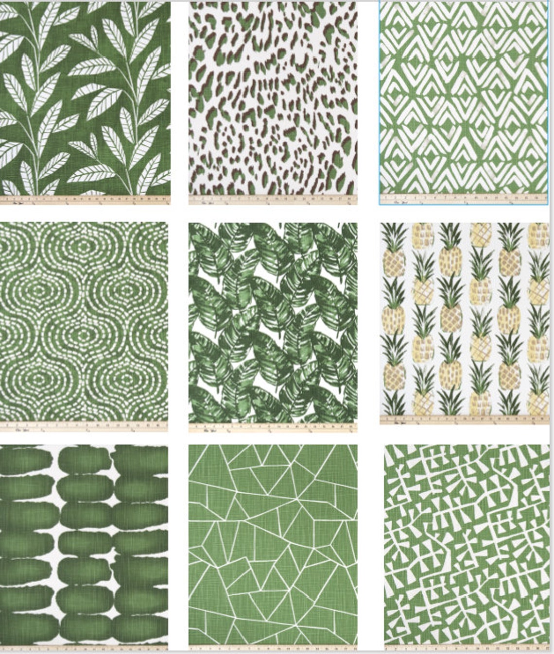 Green Cafe Curtains, Tiers, Valances, Kitchen, Bathroom Curtains ...