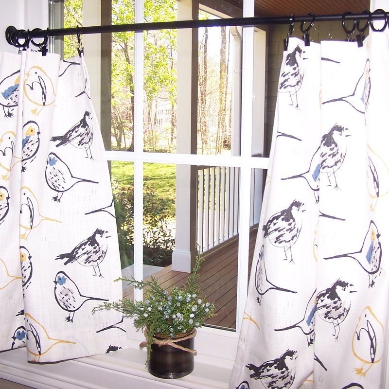 Bird Curtains - Etsy